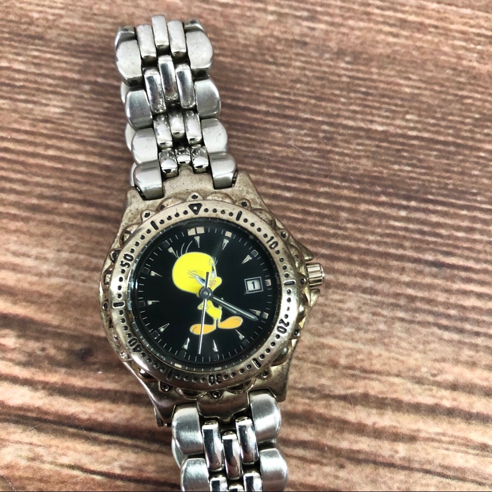 Vintage Tweety Bird Collectible Fossil Watch - Gem